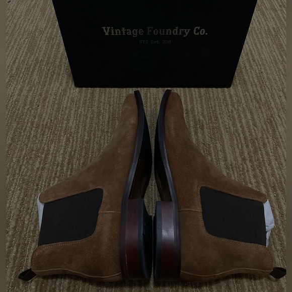 Vintage Foundry | Shoes | New Vintage Foundry Mens Chelsea Boot Brown ...